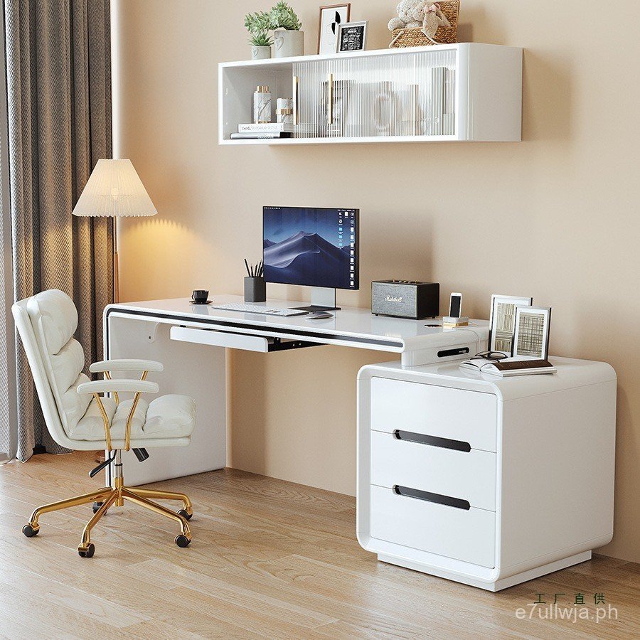 Desk Computer Desk Accessories Keyboard Tray Solid Wood Wall-Mounted ...