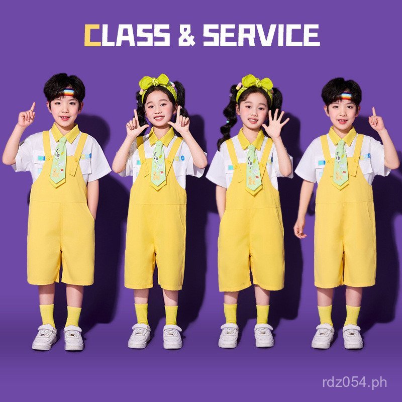 Class Uniform Children's Day Shirt Set Competition Elementary School ...