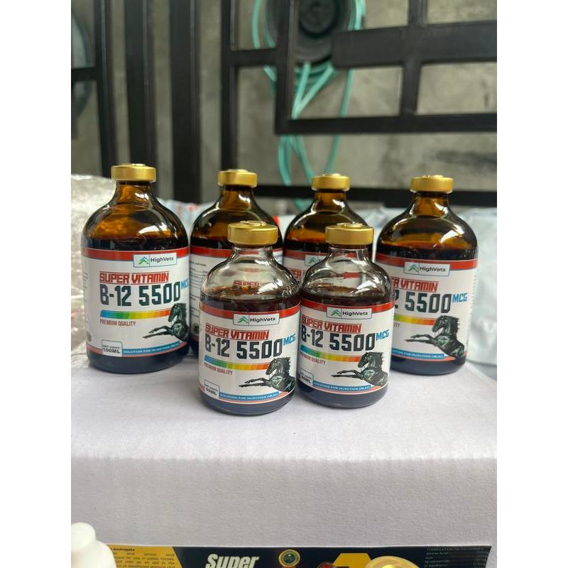 SUPER VITAMIN B12 5500MCG w/ Liver Extract For Rooster, gamefowl and ...