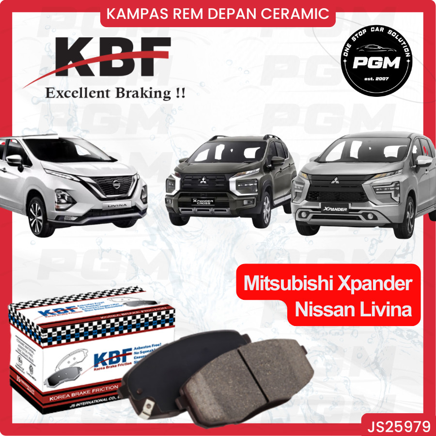 Mitsubishi Xpander Nissan New Livina Ceramic Front Brake Pads Right Set ...