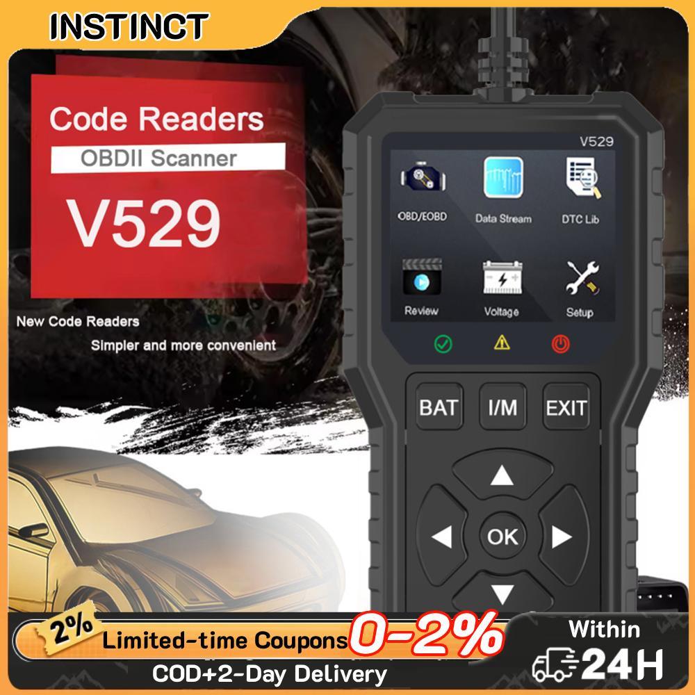 OBD2 Scanner Car Code Reader Read and Clear Error Codes Diagnostic Scan ...