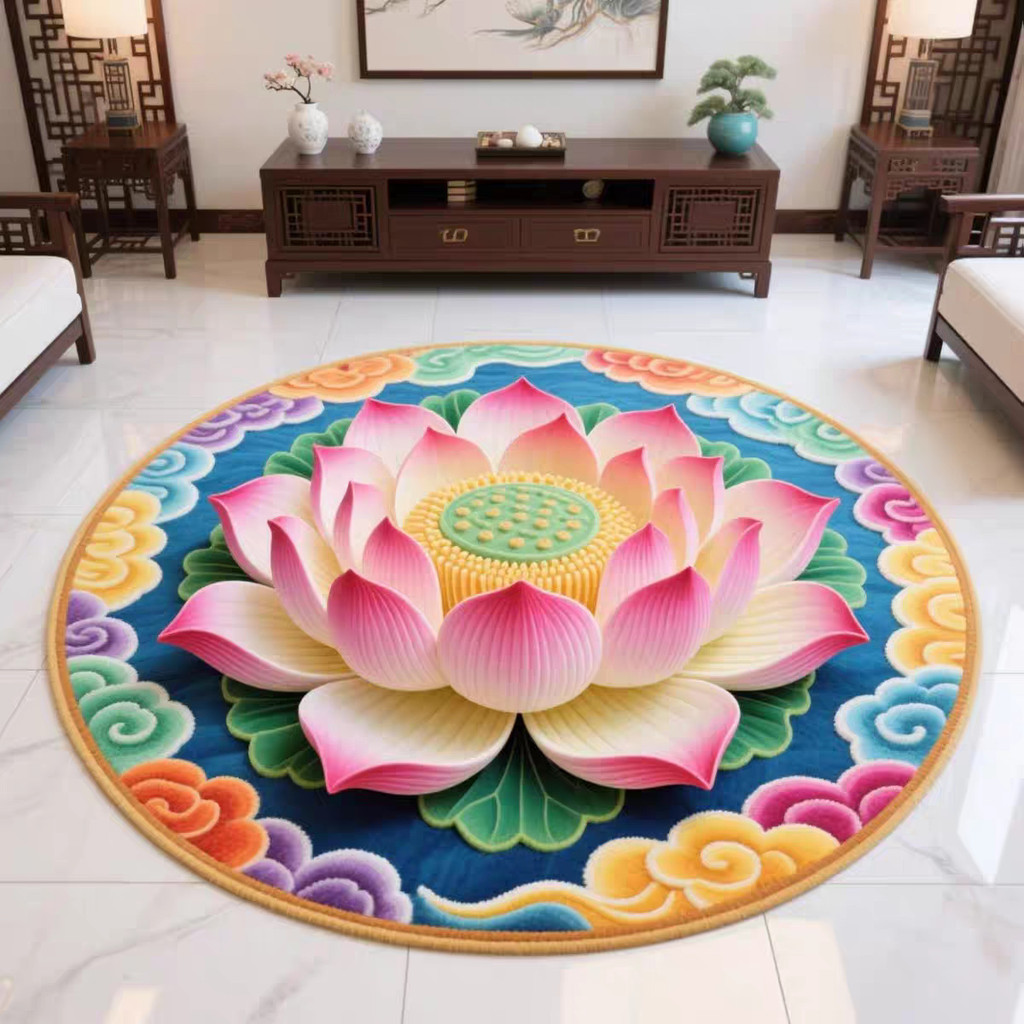Home Use Kneeling Worship Hall Meditation Temple Kneeling Lotus Flower ...