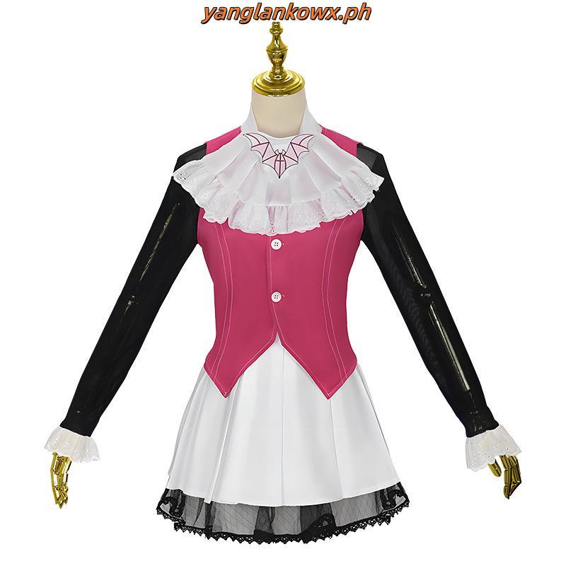 yu3 Monster High Draculaura pink dress skirt role play cosplay cloth ...