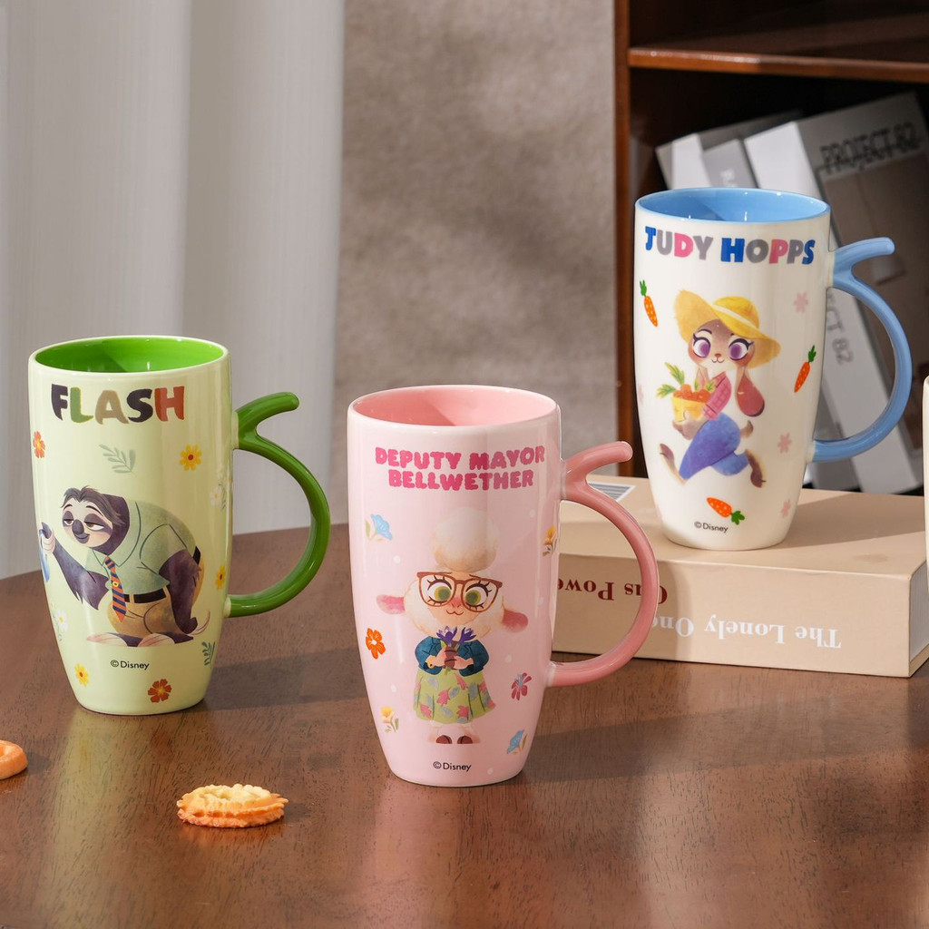 [New product best-selling]Zootopia Large Capacity Mark Ceramic cup ...