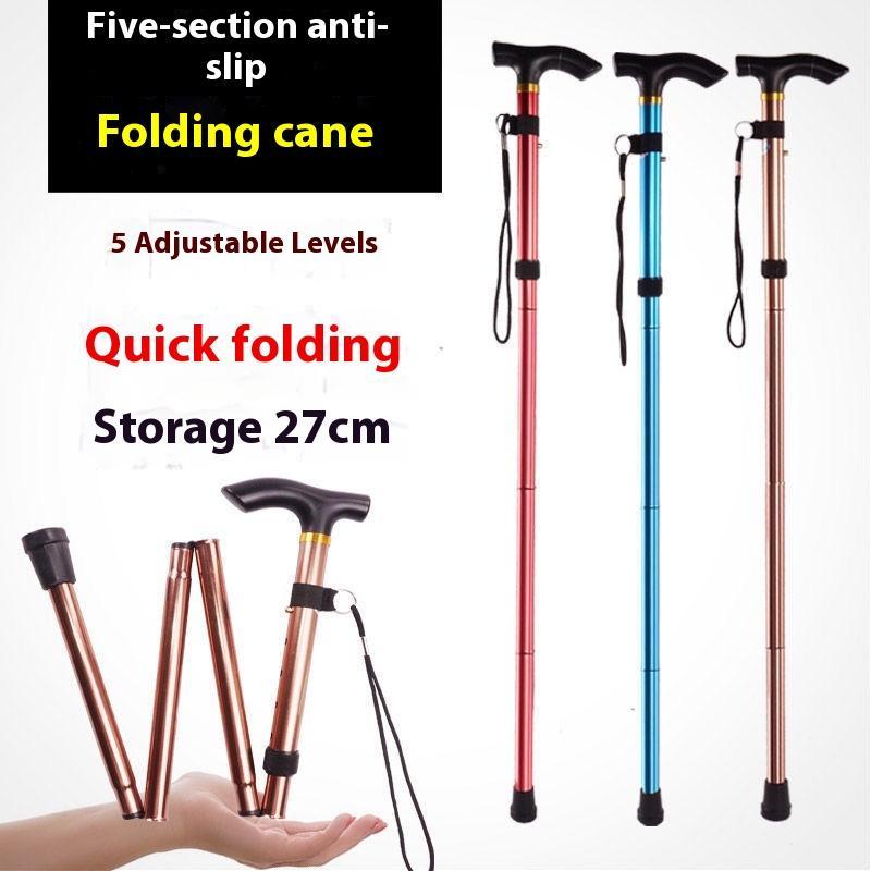 [HWQP] 1PC Telescopic Walking Stick Outdoor Hiking Trekking Poles ...