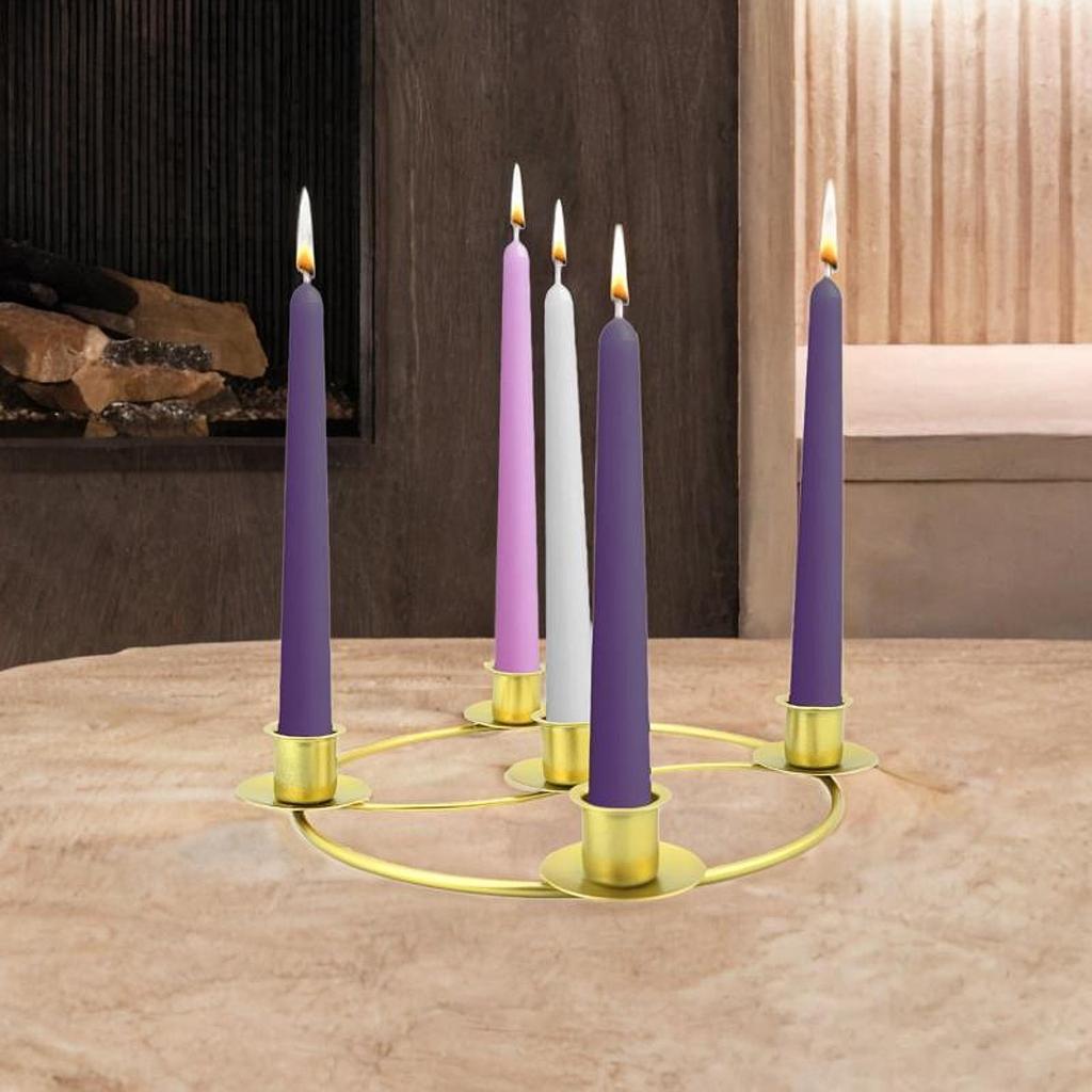 [svzfjuv] Advent Ring Candle Holder Christmas Advent Wreath Ring for ...
