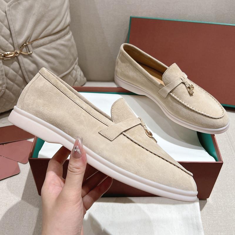 Men's shoes，top panel，LP Loafers，Women's Shoes，Genuine Leather，Cashmere ...
