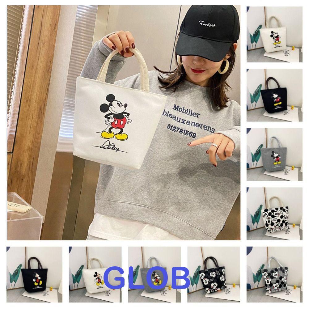 GLOB Mickey Mouse Tote Bag, Anime Cartoon Mickey Canvas Bag, Casual ...