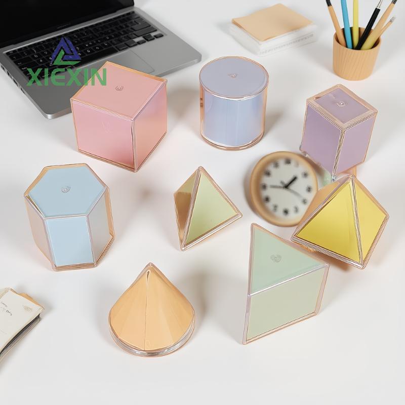 (warmbig) 8Pcs Visual Teaching Aids Volume Shape Toy Transparent 3D ...