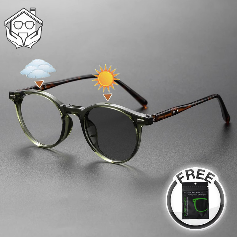 Photochromic Anti Radiation Glasses For Women Men Smart Transition ...