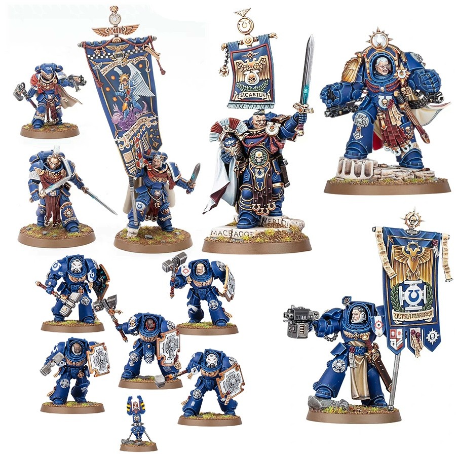 New Ultramarines, Victrix Honour Guard, Resin Recast Model (unassembled ...