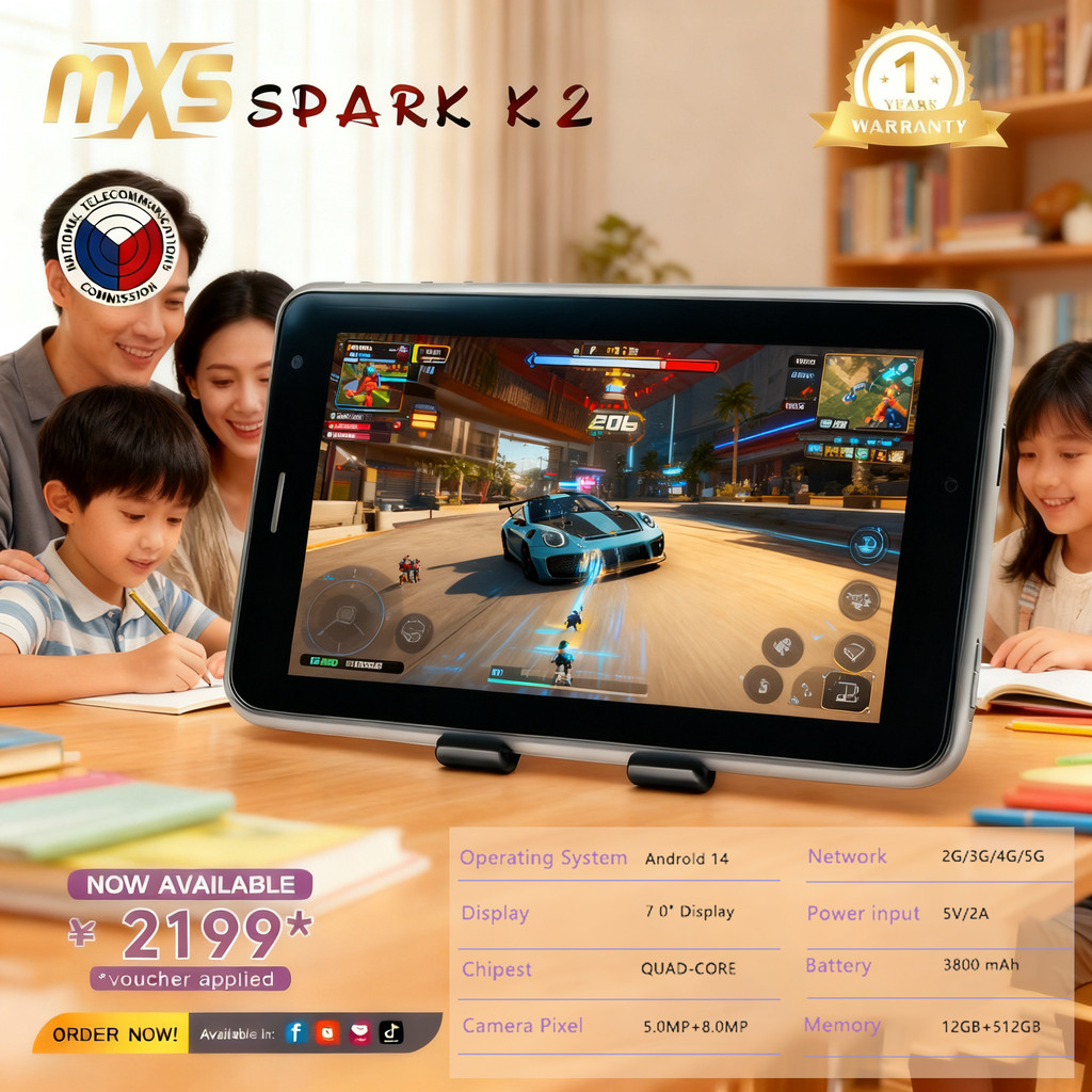MXS SPARK K2 7 Inch Tablet 12GB+512GB ROM Tablets Android With Pen ...