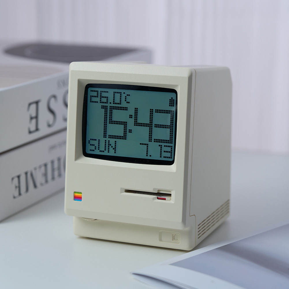 Macintosh Retro Alarm Clock For Desk Perfect Nostalgic Desktop Decor ...