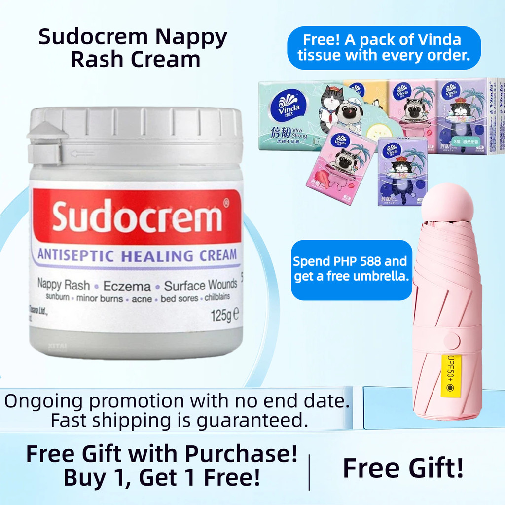 Sudocrem Antiseptic Healing Cream 125g Diaper Rash Acne Eczema Care ...