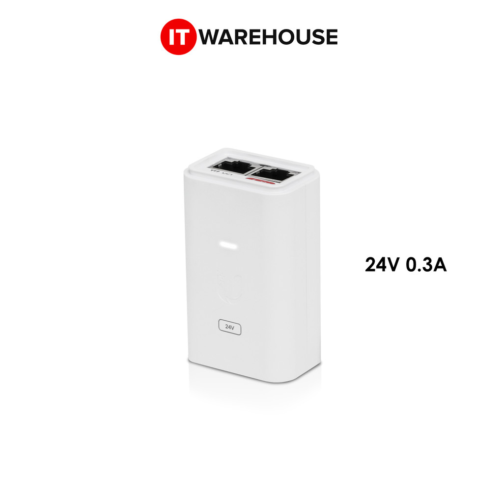 Ubiquiti POE-24-7W-G-WH - 24V 0.3A PoE Adapter / Injector for LBE-5AC ...