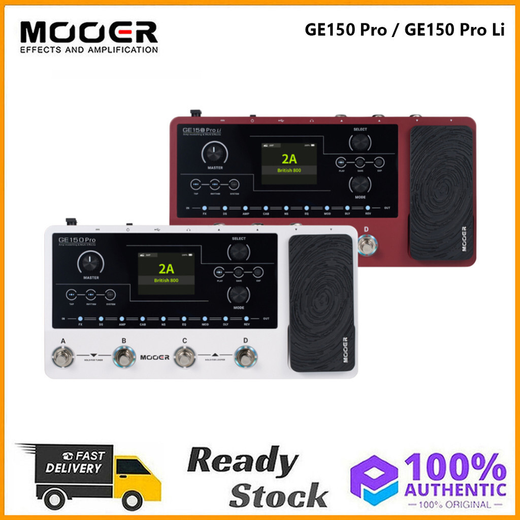 Mooer GE150 Pro / GE150 Pro Li Intelligent Multi Effect Guitar Effect ...