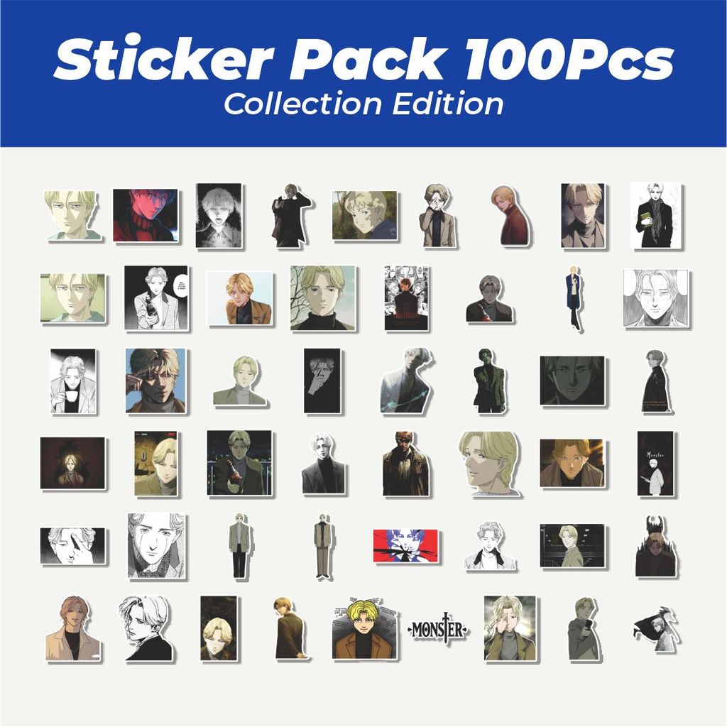 HP Hot Stickers Johan Monster Anime Cute Waterproof Stickers Adhesive ...