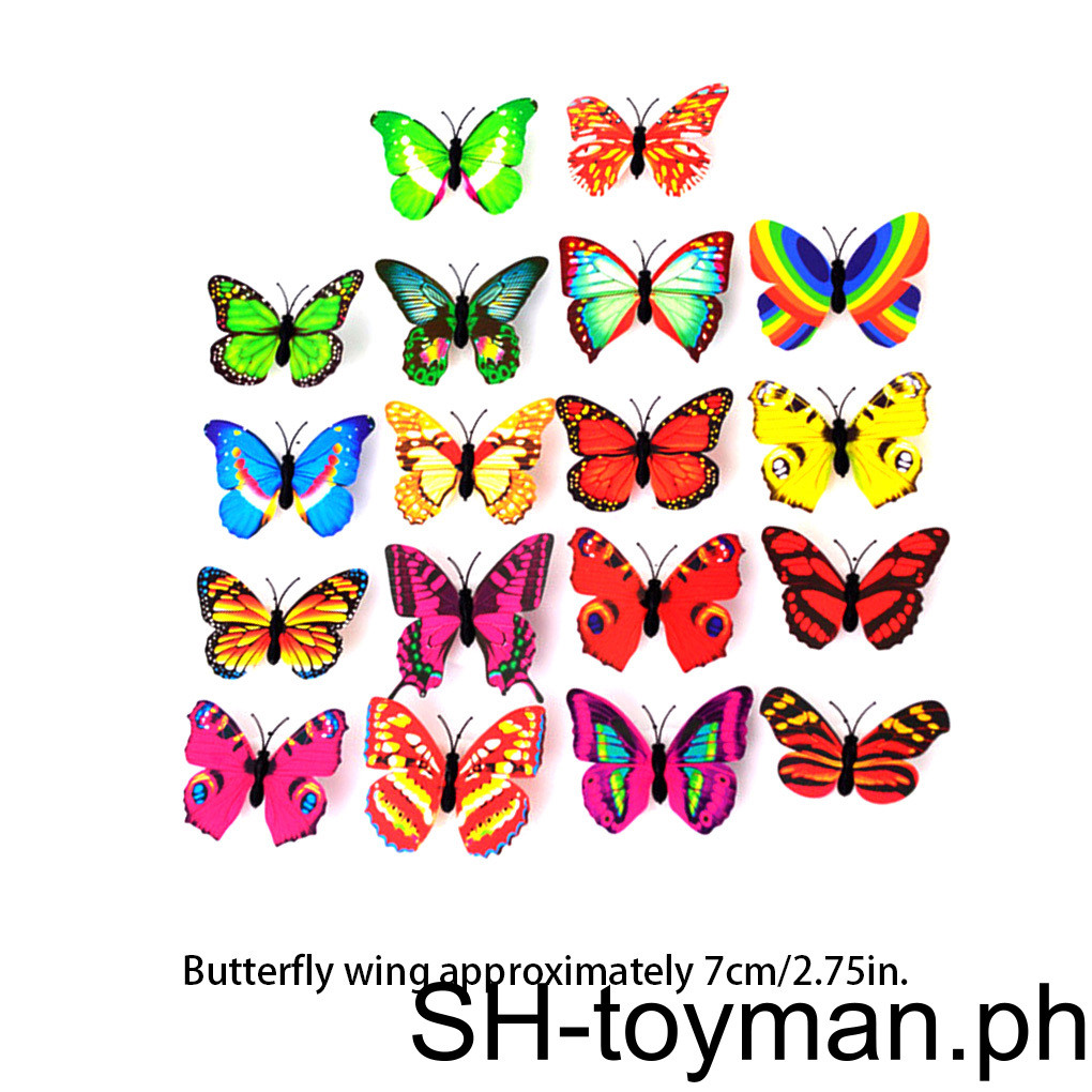 1/2/3/5 3D Wall Sticker LED Decal Home Glowing Decoration Wall Living ...