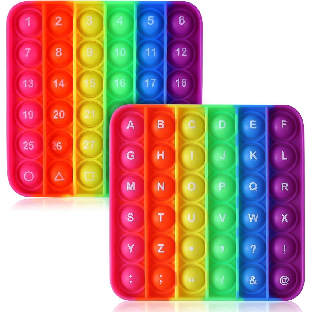 Letters P00p Fidget Toys,ABC Learning and Educational Toys,Poppers ...