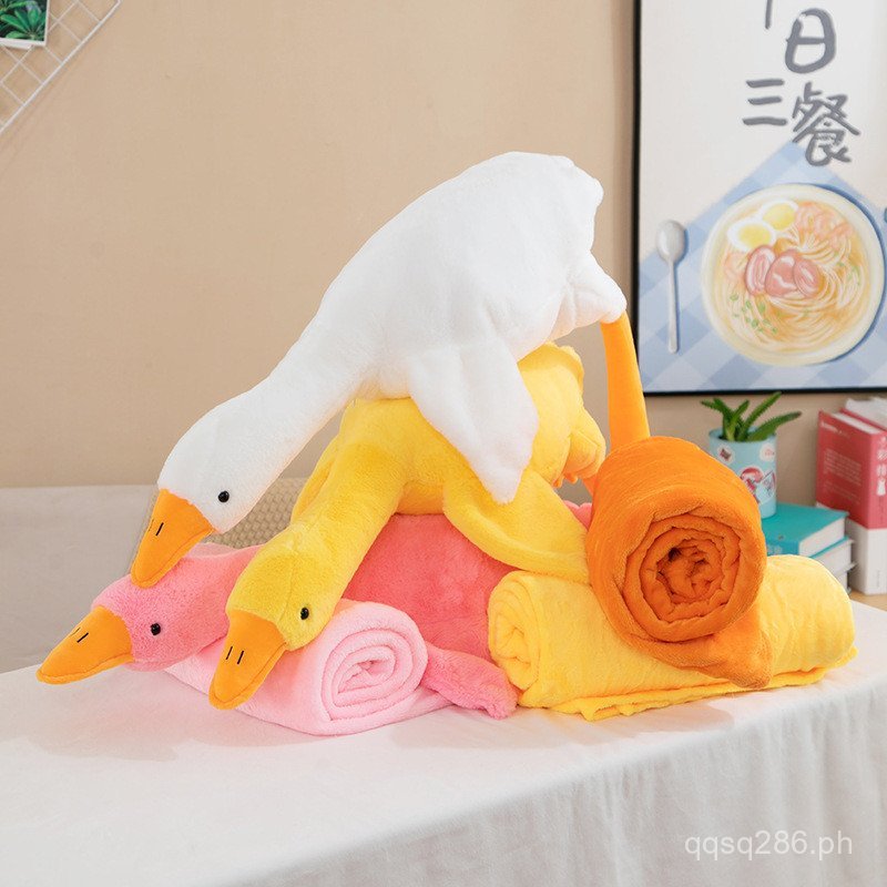 Creative Pillow Big Goose Leg Hugging Air Conditioning Blanket Doll Big ...