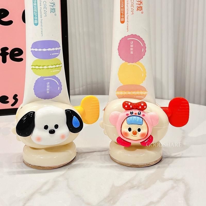 Bathroom Suction Cup Squeeze Toothpaste Handy Tool Shelf Wall-Mounted ...