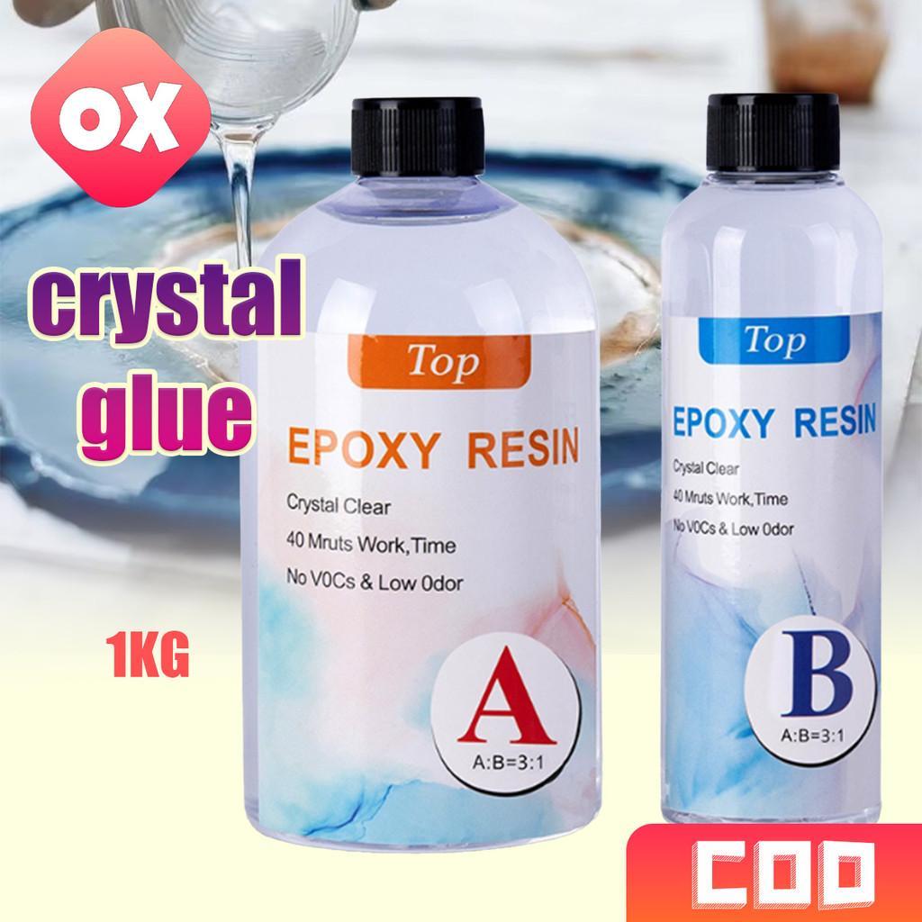 DIY Hand Making Epoxy Resin Set (3:1) Crystal Glue HD Making Jewelry ...