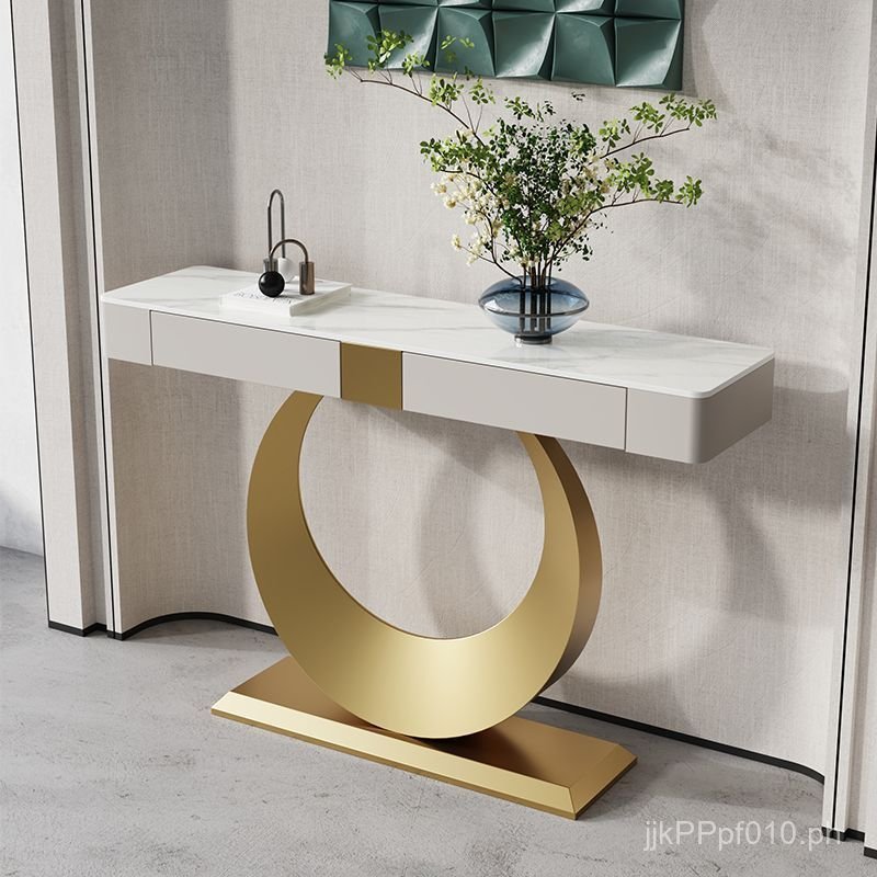 Entryway Cabinet with Drawers, Wall-Mounted Entryway Table, Modern ...