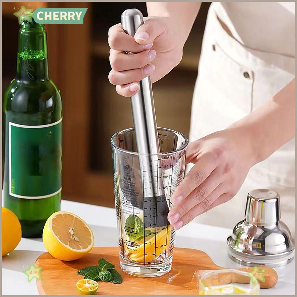 CHERRY Lemon Hammer Press, Stainless Steel Mash Juice Stick Ice ...
