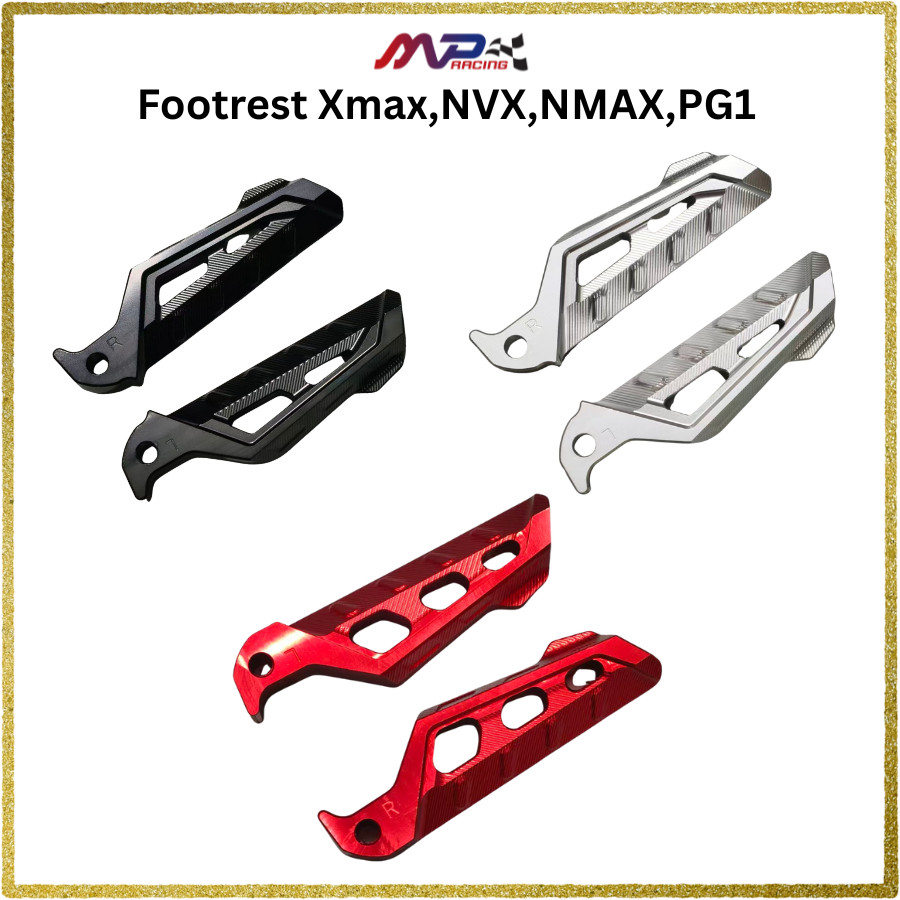 Yamaha CNC FootRest Xmax v1,XMAX V2,XMAX V3 Nmax, NVX | Shopee Philippines