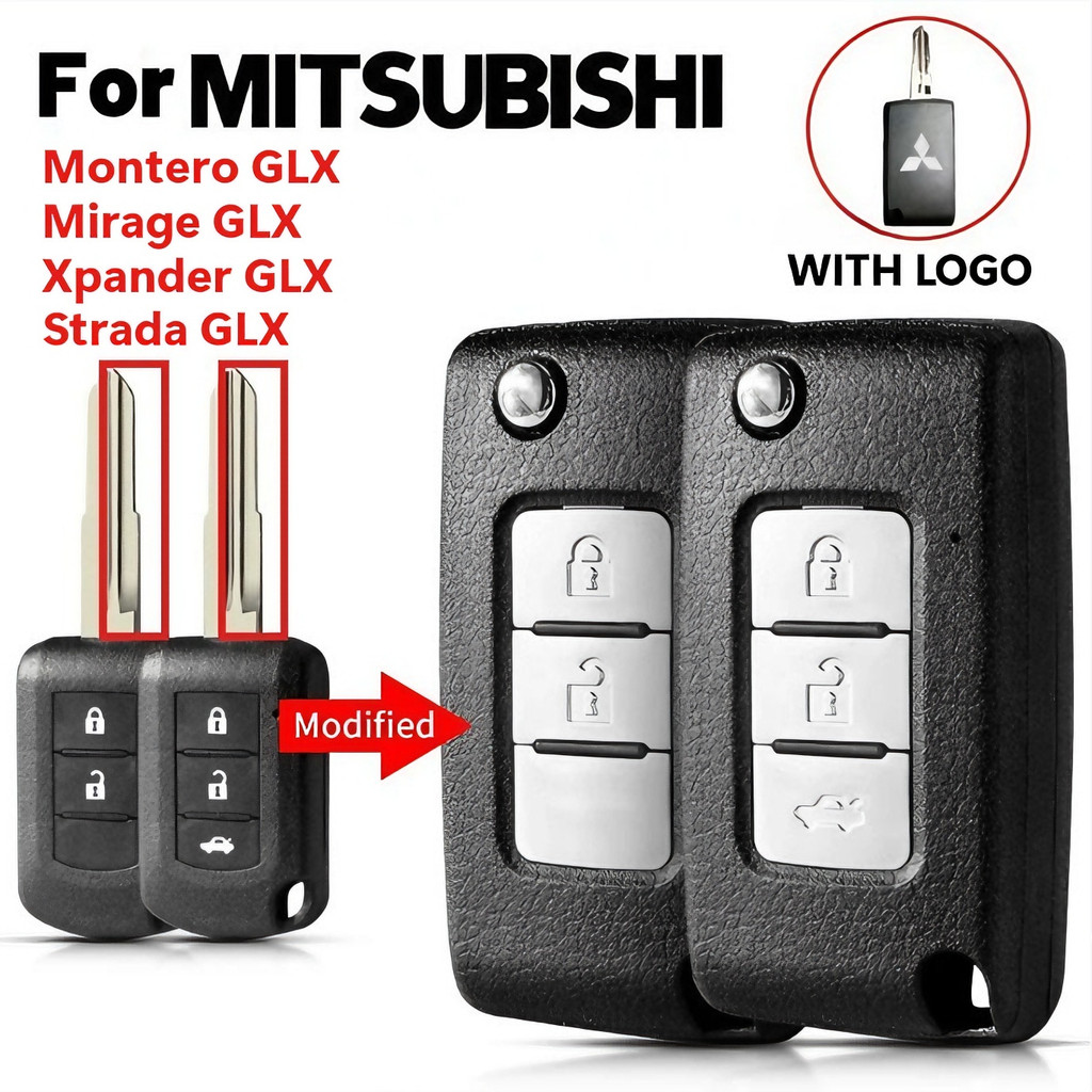 High End Modified Flip Car Key Cover for Mitsubishi Montero Glx Mirage ...