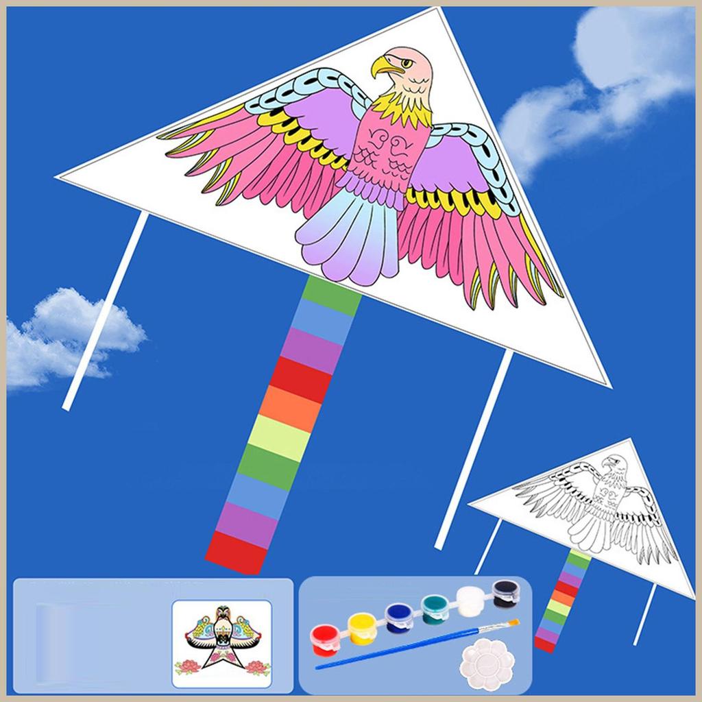 Kite Coloring Kit Craft Set for Creative Painting Hand-Painted Kite ...