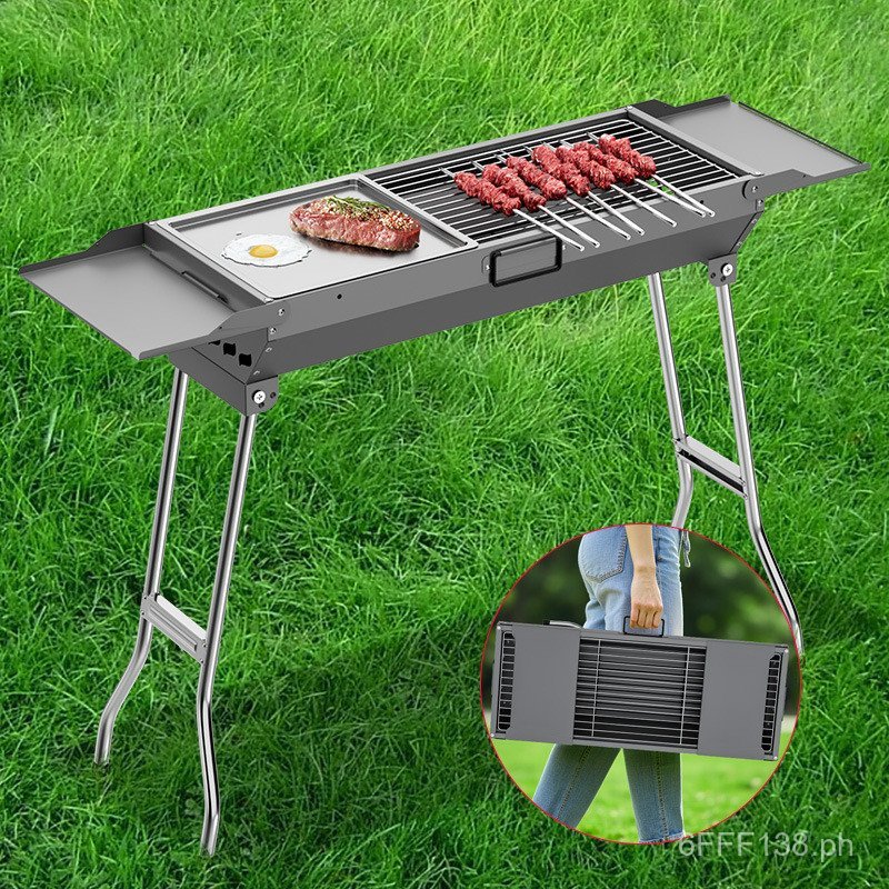 Butterfly Grill Large BBQ Grill Outdoor Thickened Foldable Portable BBQ ...