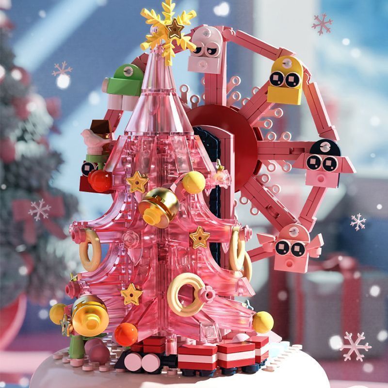 Crystal Ferris Wheel Christmas Tree Music Box Children Christmas ...