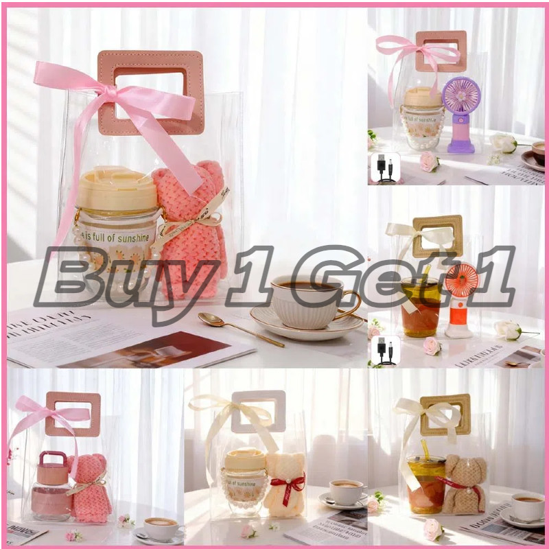 【Buy1Get1】Souvenir Birthday Teacher Graduation Gifts Plastic Gift Set ...
