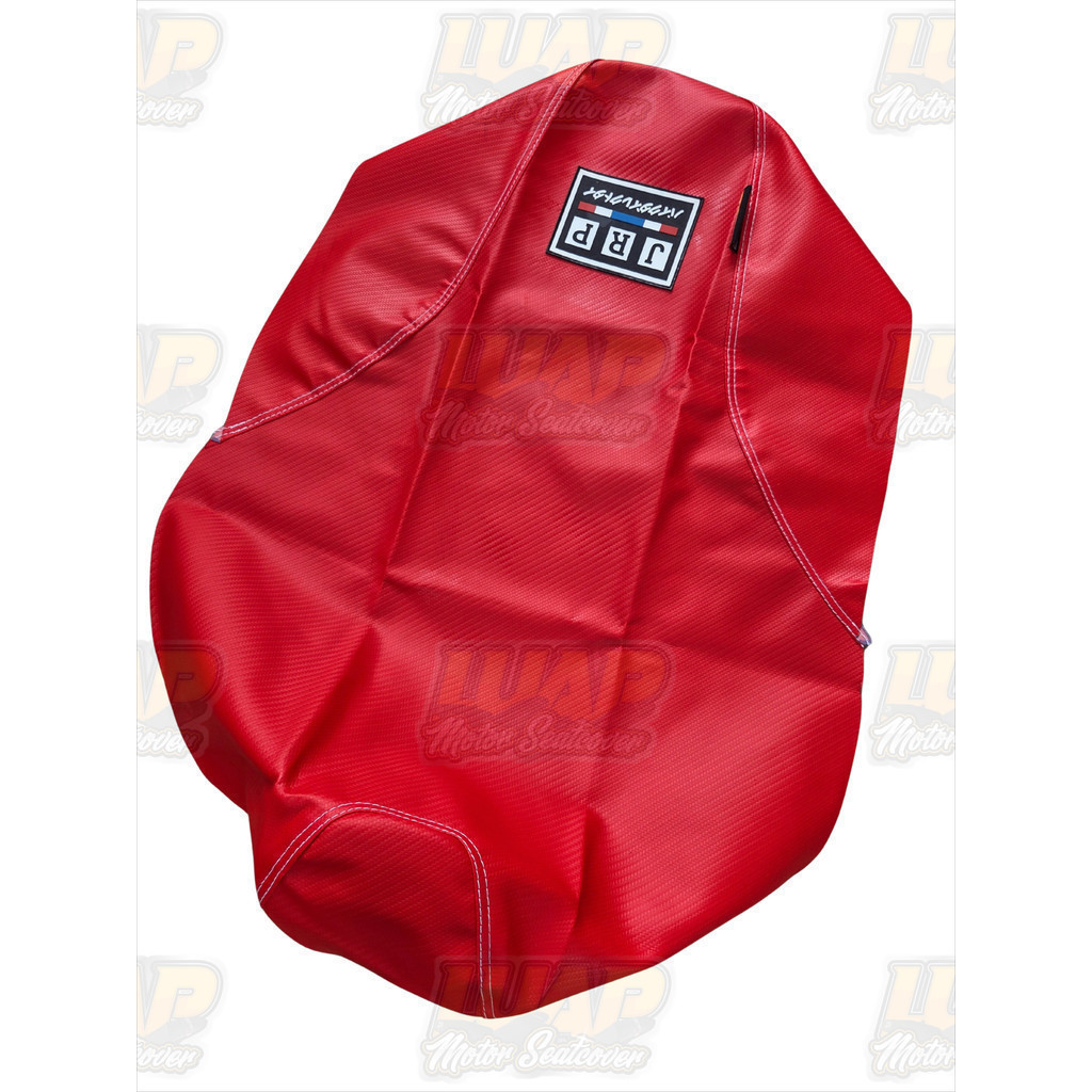 YAMAHA GRAVIS v1 v2 JRP Oreo Red CARBON Rubber Logo Seat Cover | Shopee ...