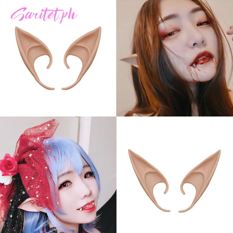 COD 1Pair/Set Artificial Halloween Latex Elf Ears Cosplay Tool Party ...