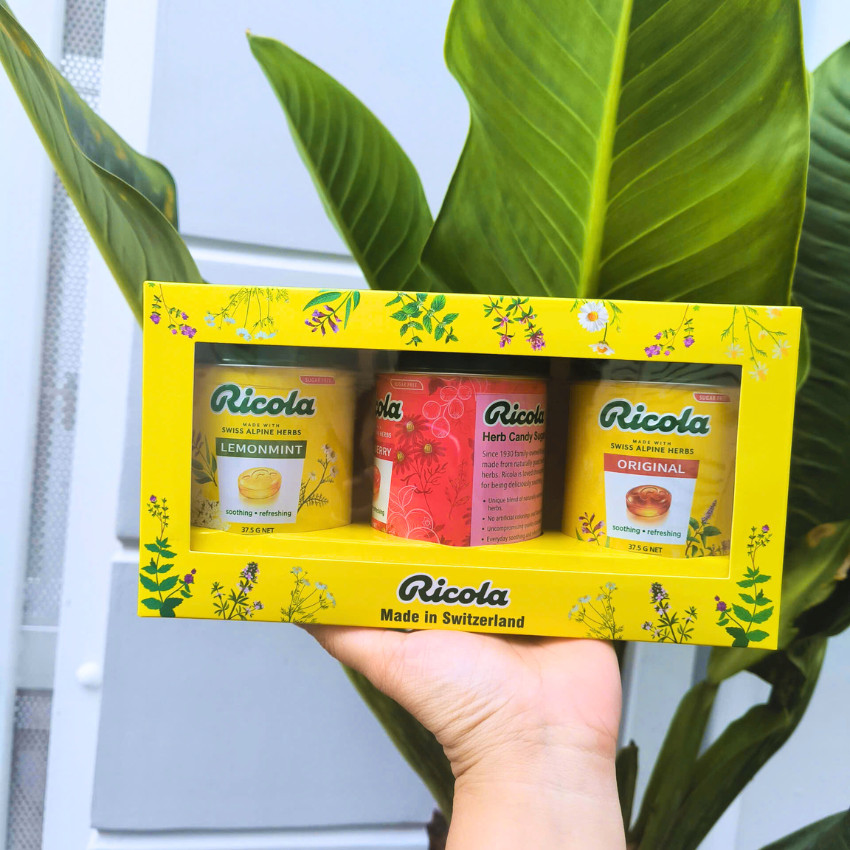 Ricola Swiss Herb Signature Sugar-Free Herb Lozenges Luxury Gift Box ...