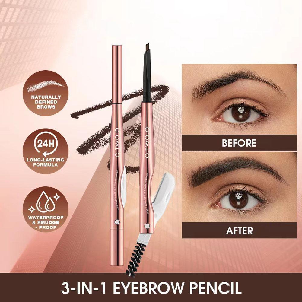 O.two.o Natural Soft Mist 3-in-1 Eyebrow Pencil Rooted, Pencil Eyebrow ...