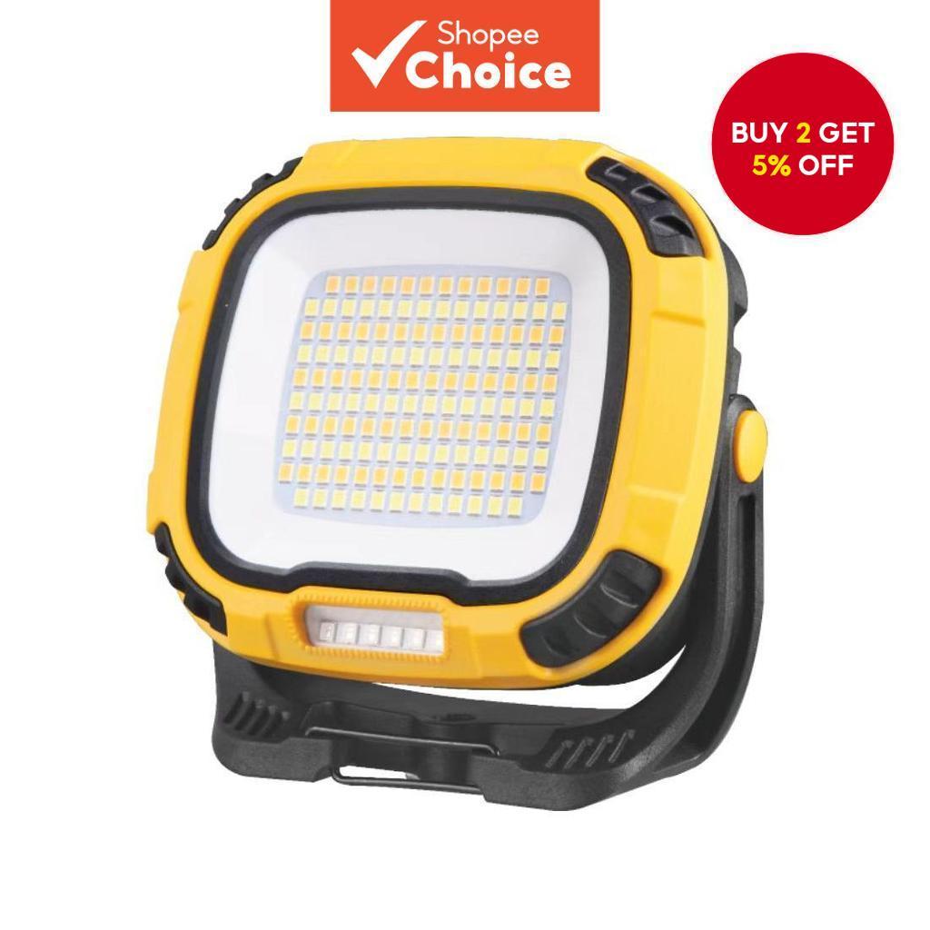 Portable LED Spotlight Lantern Strong Light Flashlight Outdoor Camping ...