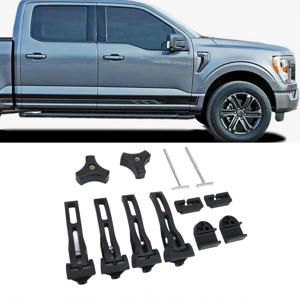 skejnojj POCREATION Truck Bed Cover T and Clamp Fastener Hard Tri Fold ...