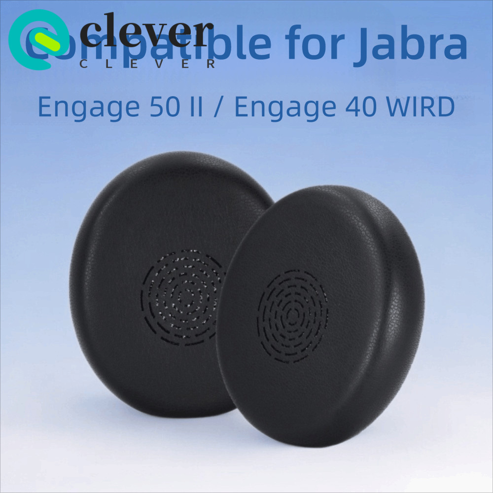 CLEVER 1 pair Earphone Cushions, Protein Leather Sponge Foam Headphone ...