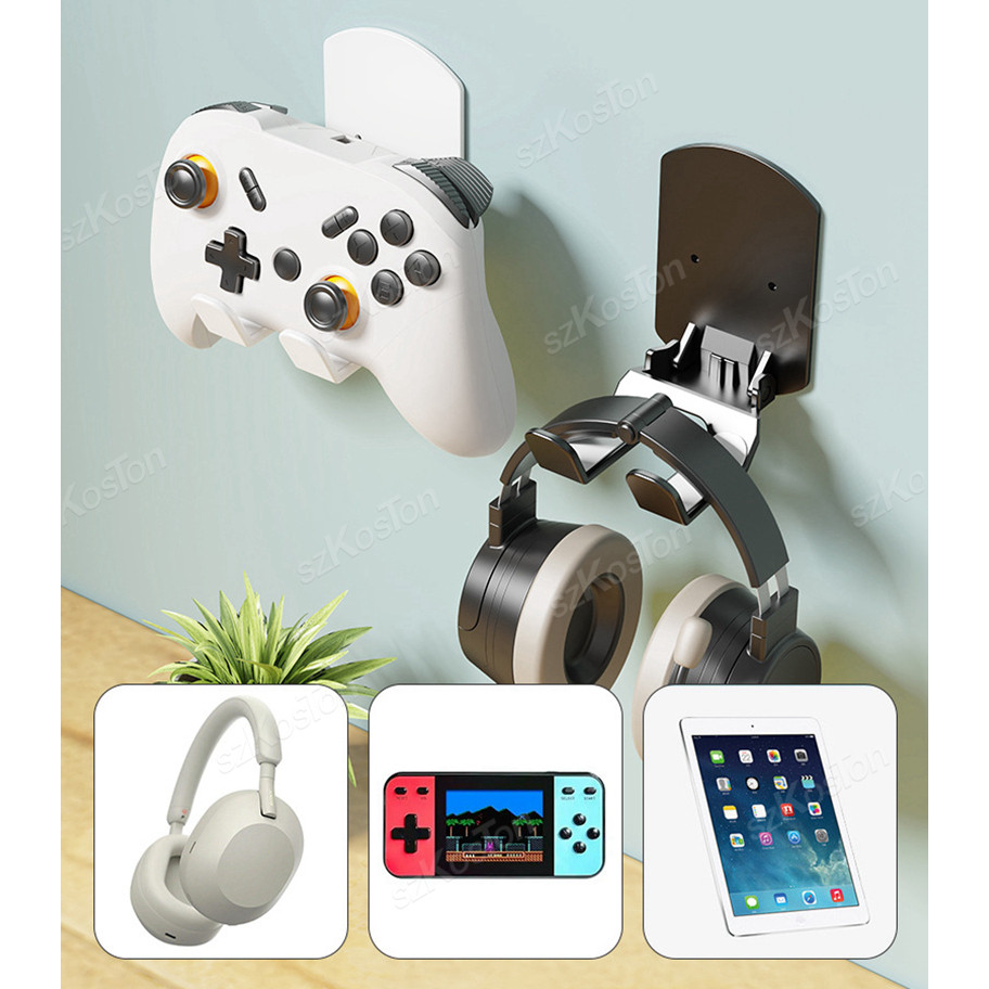 Universal Wall Mounted Game Controller Bracket Bracket Base No Punching ...