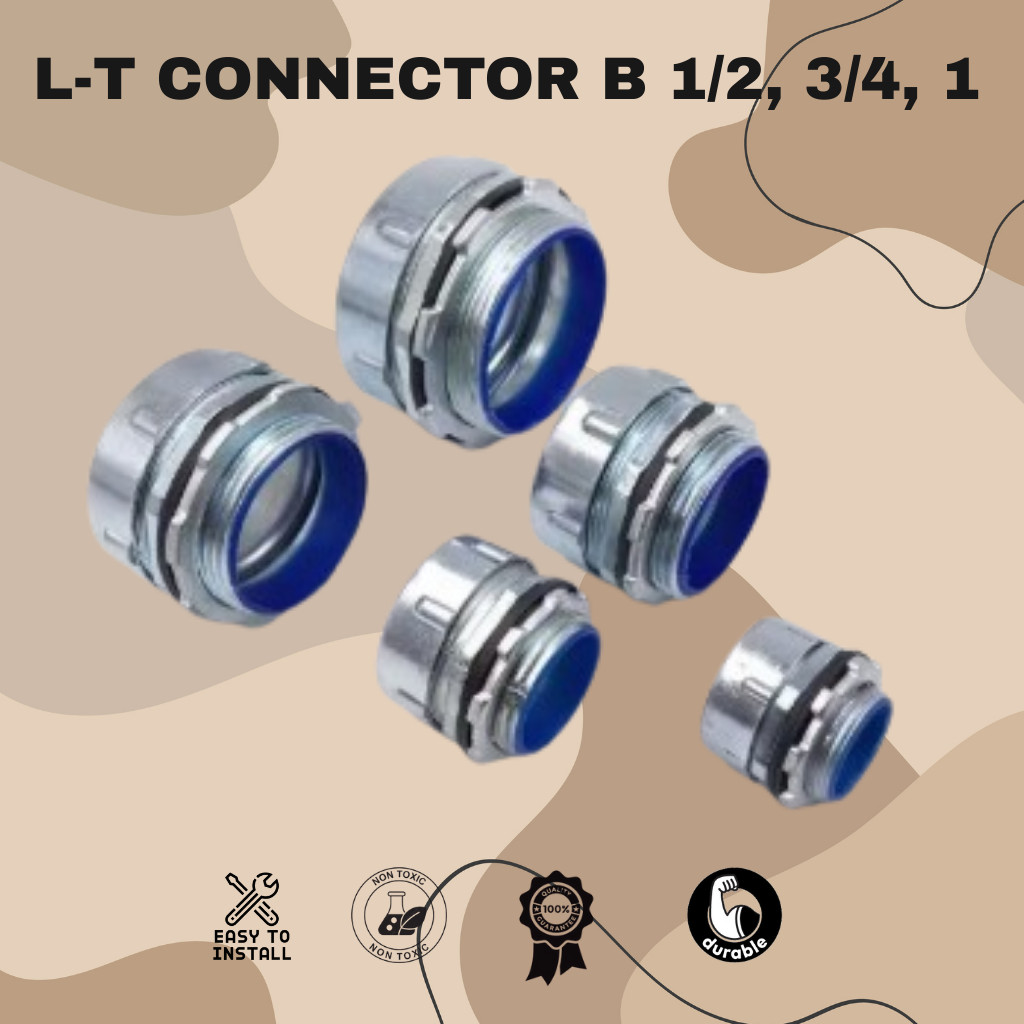 Water Conduit Tight Hub – Blue Liquid Tight Connector (L-T Type) B (1/2 ...