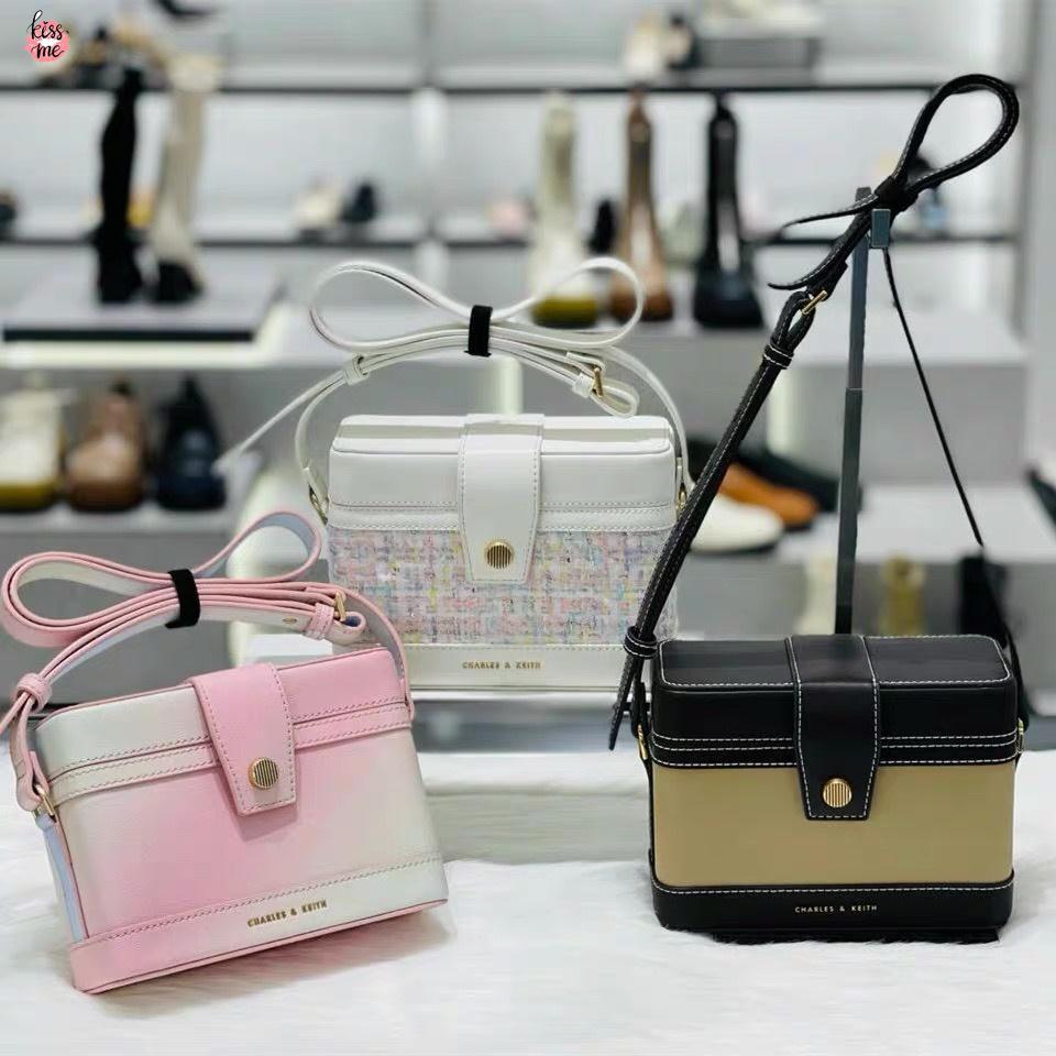 HA3 CNK Female Bag New Style 80701182 Retro Square Box Shoulder ...