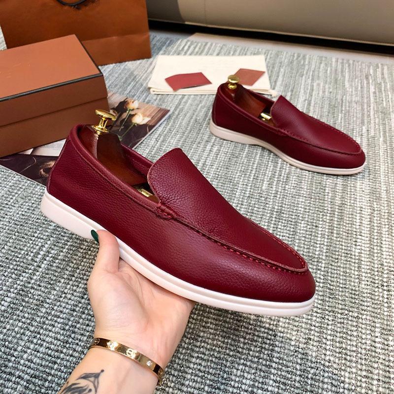 Men's loafer，Loro 'P，British style，Comfortable Loafers，Flat Shoes ...