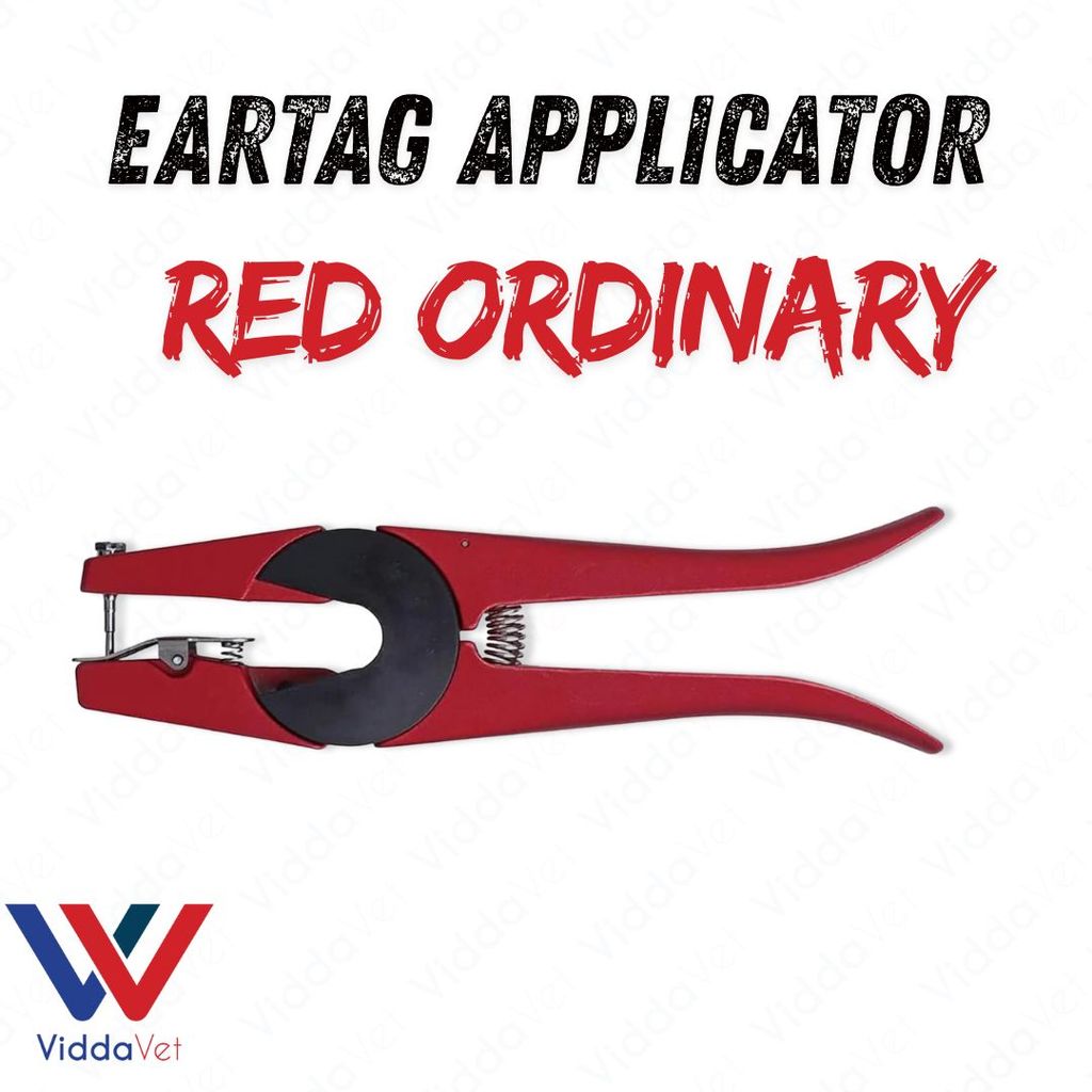 Red Ear Tag Applicator for Livestock Tagging and Farm Animal ...