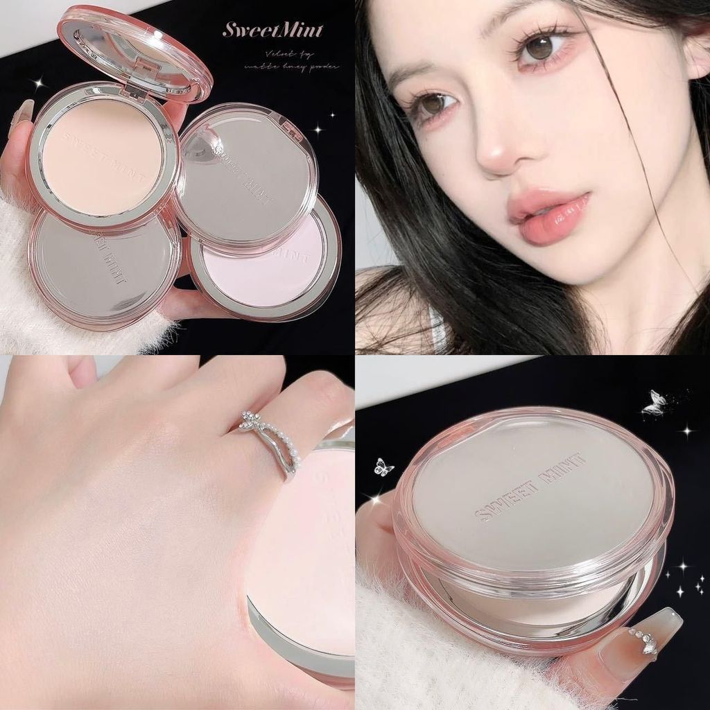 powder loose powder Velvet Matte Loose Powder Powder Oil Control Purple ...