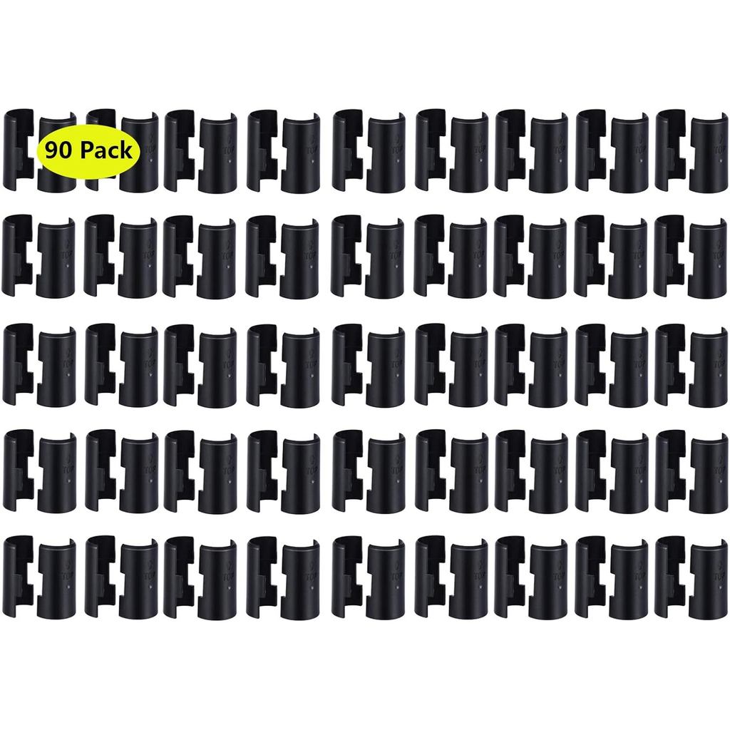 90Pack Wire Shelf Clips for 3/4 inch Post - 45Pairs of Wire Rack Lock ...