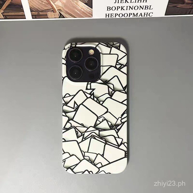 Block Fun Light color creative high-end fashion matte phone case ...