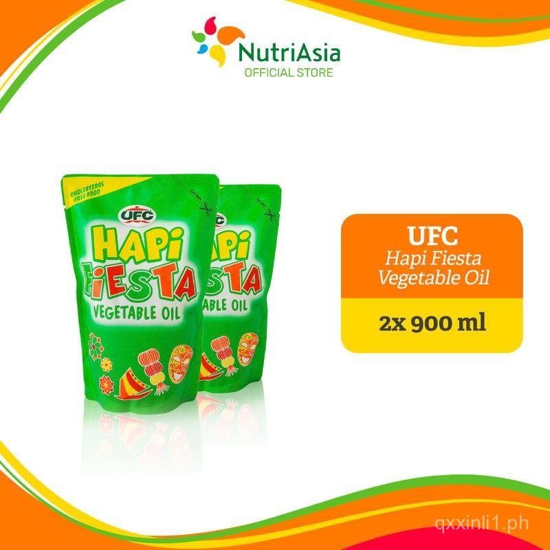 UFC Hapi Fiesta Vegetable Oil 900ml SUP (Set of 2) | Shopee Philippines